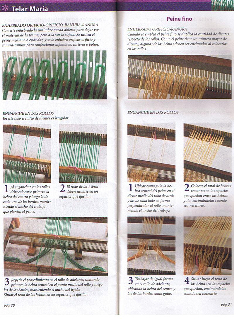 Telar María o Telar de Peine - Blog de Artesanias